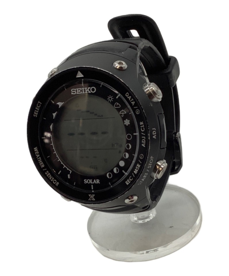 SEIKO Solar s833-00a0 Men's Watch Black Dial Analog Round Shape From Japan | eBay