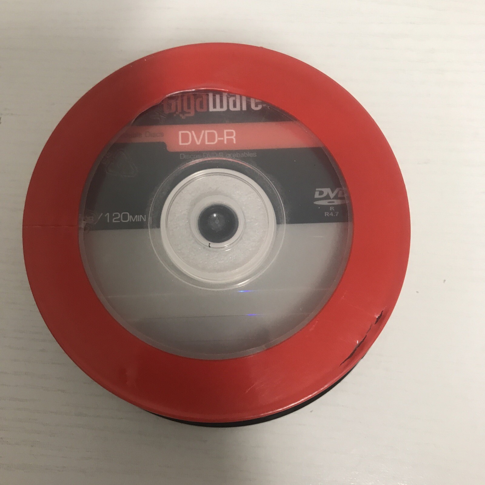 25-Pack Spindle Gigaware DVD-R 120Min VIDEO 4.7GB DATA 16X Speed Blank ...