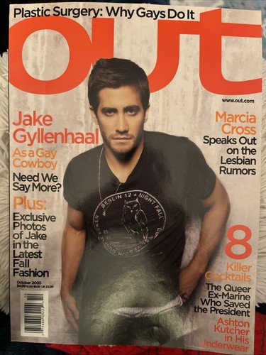 Out Magazines 2005 Jake Gyllenhaal Marcia Cross Ashton Kutcher Tracy ...