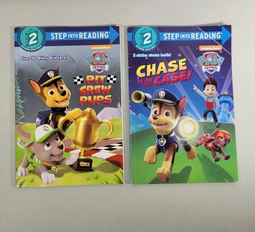 Paw Patrol Book Lot – Chase Is on the Case & Pit Crew Pups – Random ...