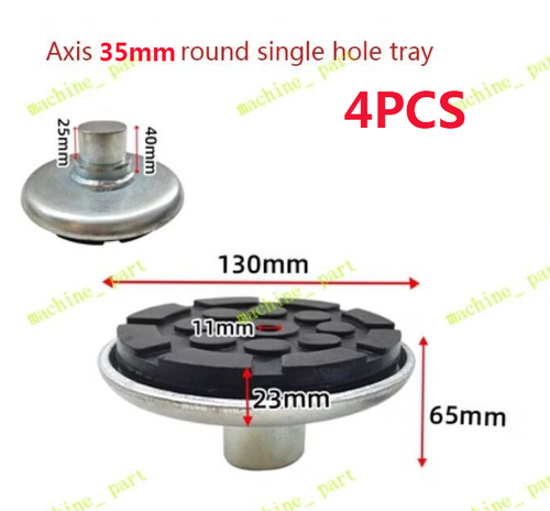 4PC Car Lift Rubber tray Heightening Feet Plus High Leg Pads Shaft ...