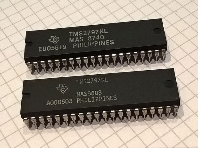 Texas Instruments TMS2797NL Floppy Disk Controller FDC DIP40 Desoldered ...