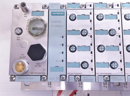 LOT OF Siemens Simatic ET 200Pro Full Rack 6ES7 w/ PLC Modules + Festo ...
