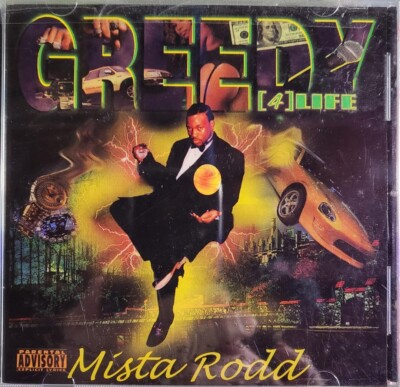 Mista Rodd Greedy 4 Life CD *SEALED* Greedy Records Gangsta Mr Mister ...