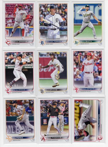 2023 Topps Update Baseball RC 9 Card Lot Rookie 4-C | eBay