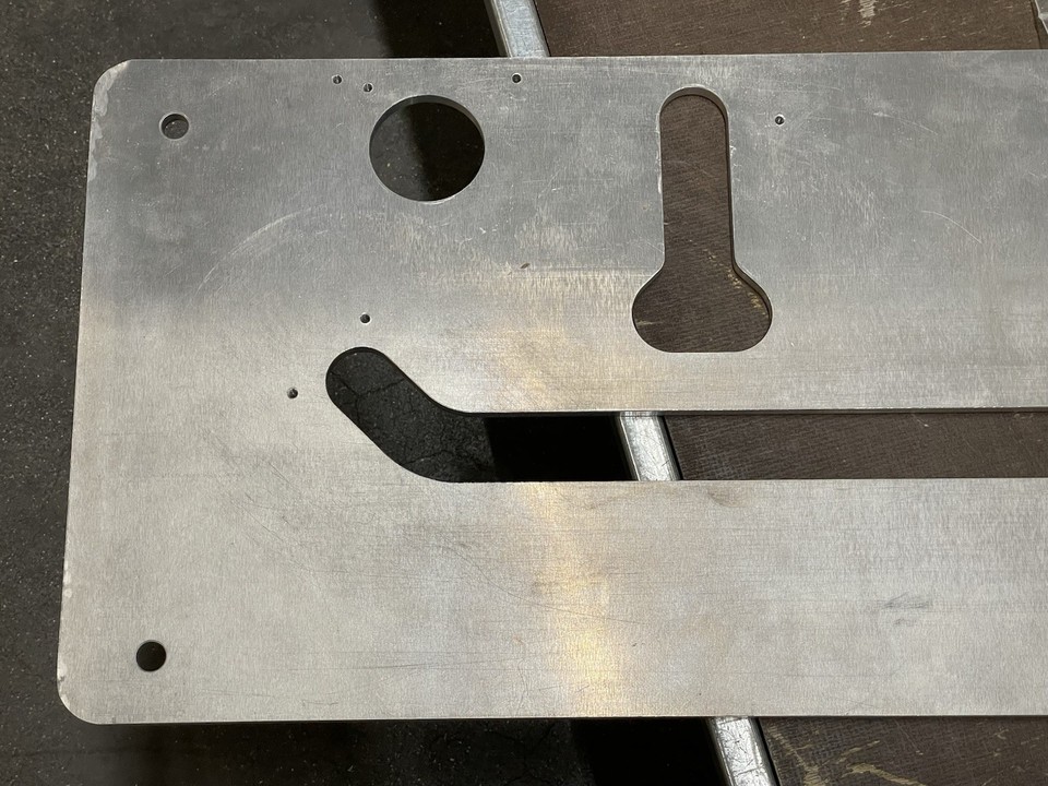 Titman Worktop Router Template Jig - Rare all solid aluminium worktop ...