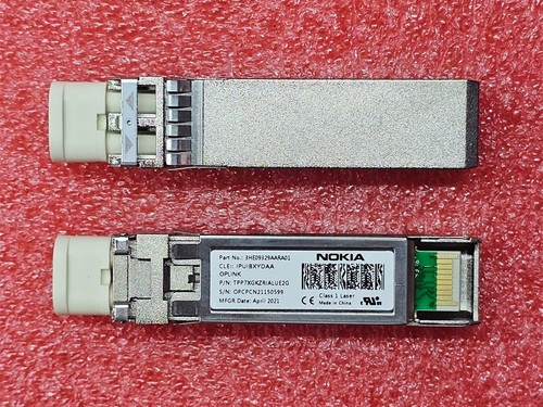 NOKIA 3HE09329AA SFP+ 10GE ZR-LC 10G 80km 1550nm TPP7XGKZRIALUE2G 1PCS ...