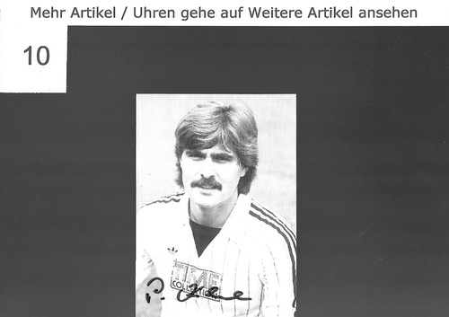 Peter Kunkel - Handsignierte Autogrammkarte. Verein, Saison Siehe Bild ...