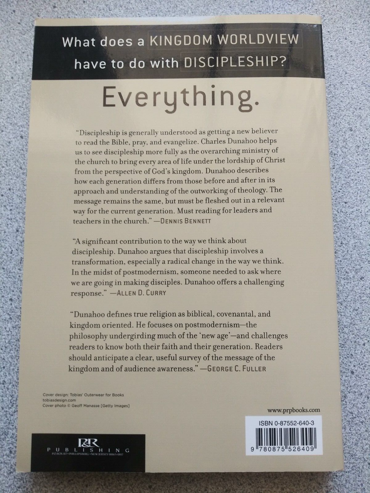 Making Kingdom Disciples: A New Framework by Charles H. Dunahoo (2005 ...