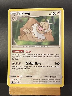 Pokemon Card Slaking 115/168 Celestial Storm Holo Near Mint | eBay