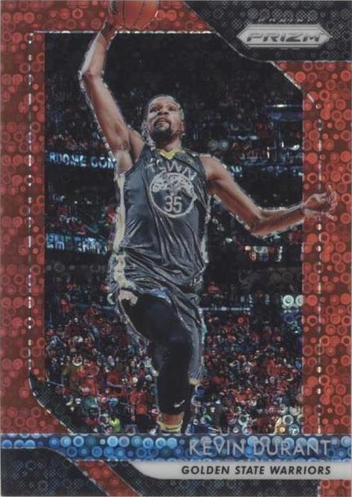 2018-19 Panini Prizm - Kevin Durant #252 Red Fast Break Prizm /125 for ...