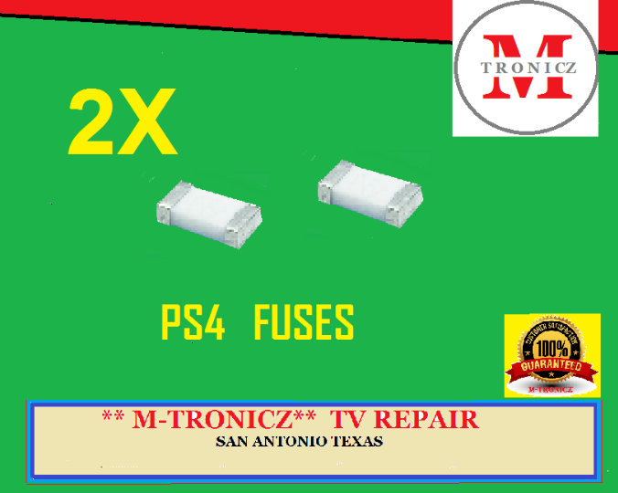2X 1AMP 0402 FUSES FOR PLAYSTATION 4 - PRO AND SLIM CONSOLES (Loc ...