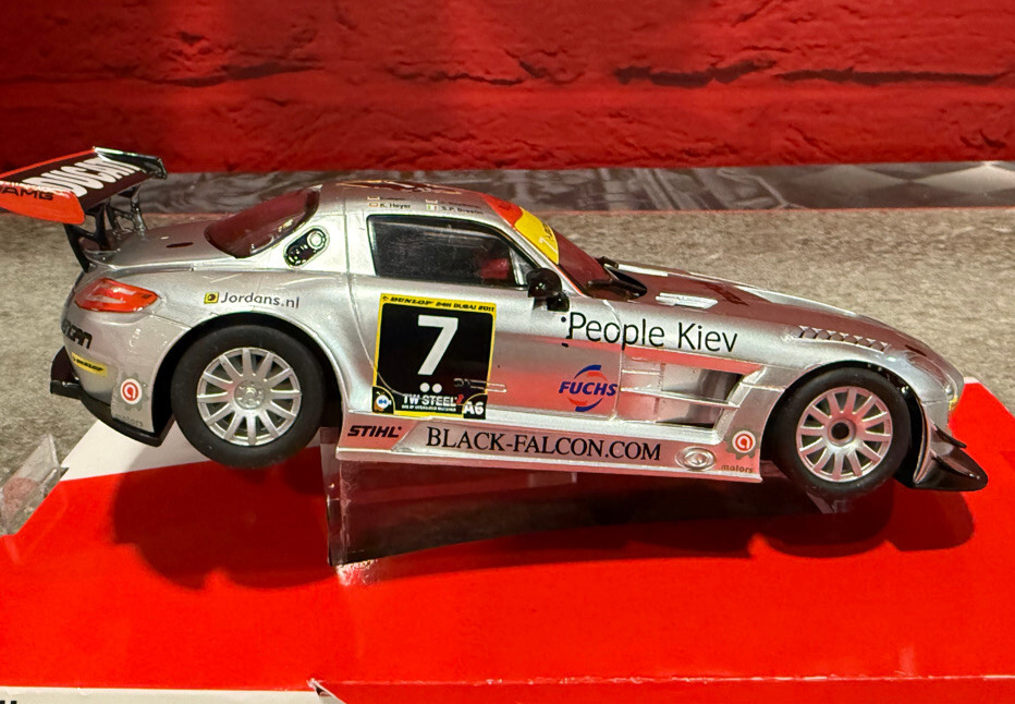 SCX 1/32 Scale ADVANCE 2.0 Mercedes SLS #7 with Hop-up motor & lights ...