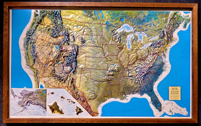 Entire US - Relief Map