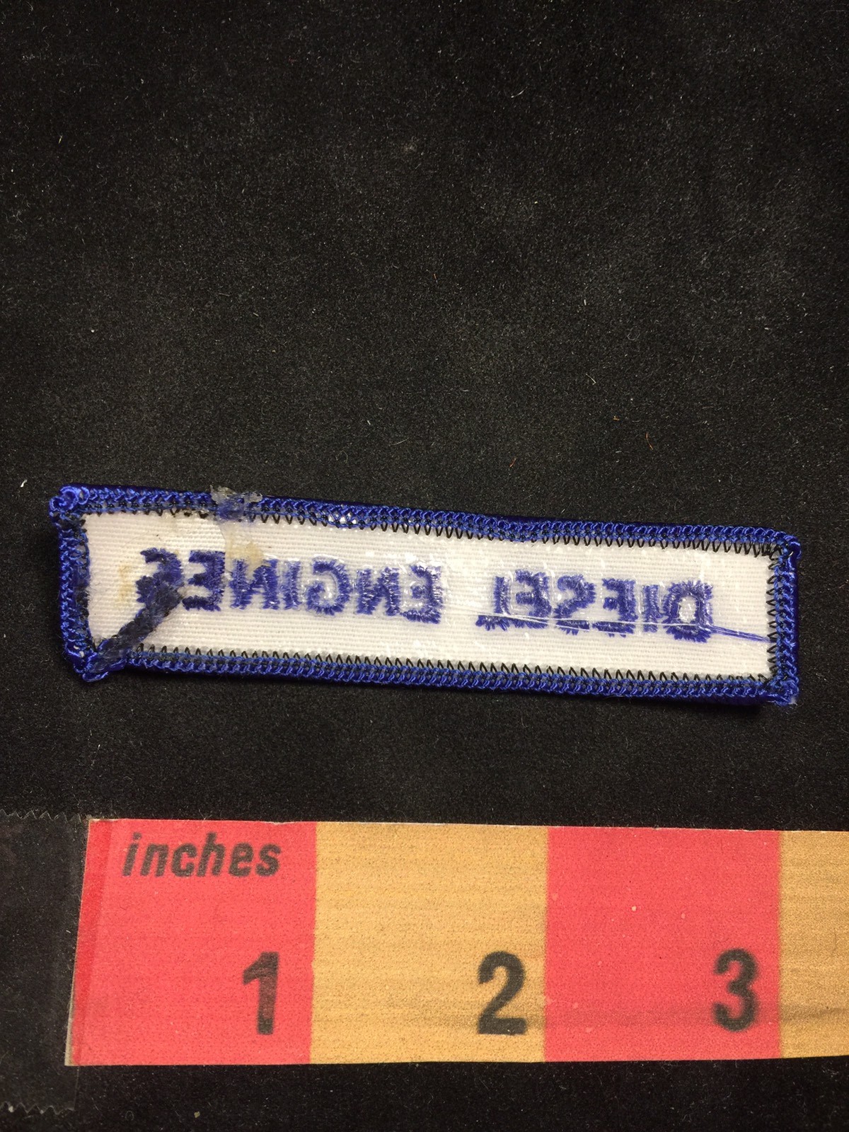 Blue On White DIESEL ENGINES Tab Patch - Truck / Diesel Work Uniform ...