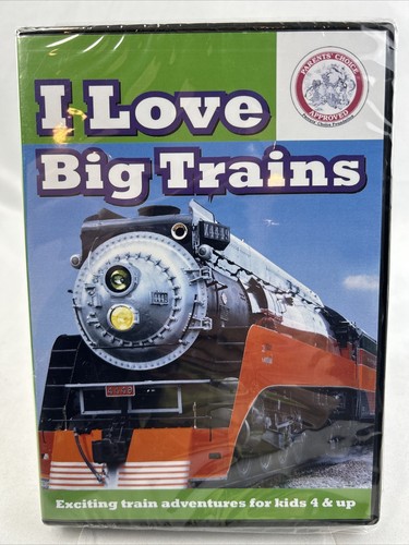 I LOVE BIG TRAINS (DVD, 2017) TM Books & Videos Parents Choice NIB NEW ...