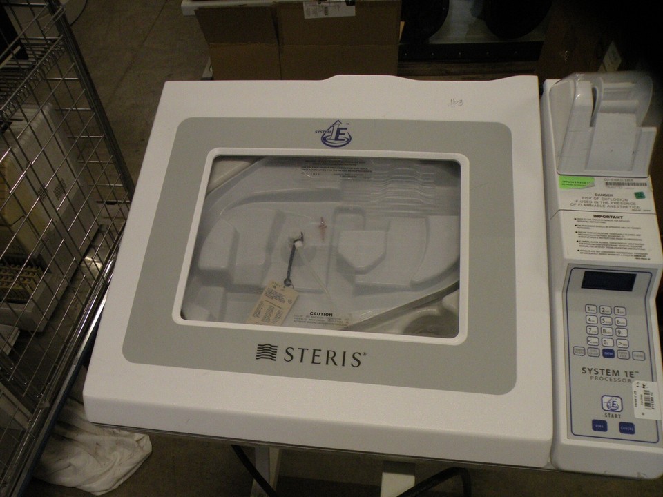 LOT OF 3 STERIS SYSTEM 1E LIQUID CHEMICAL STERILANT PROCESSING SYSTEM ...