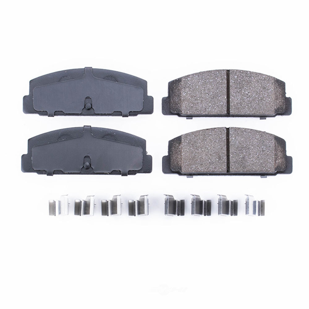 PowerStop 17332 Disc Pads and Brake Shoes - Disc Brake Pad Set, Rear ...