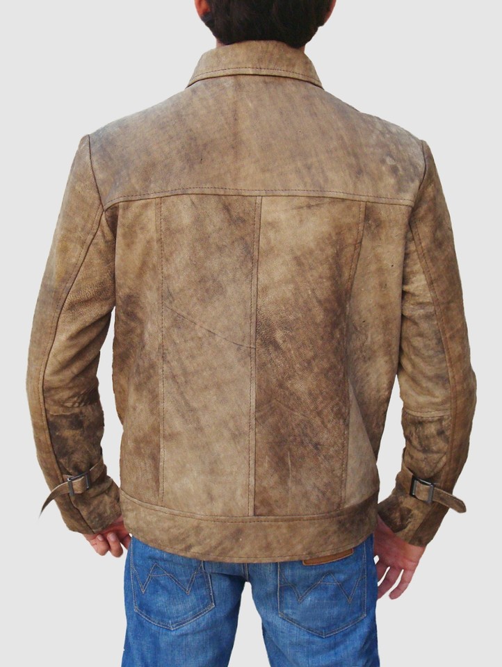 Expendables 2 Jason Statham Handmade Genuine Goat Leather Jacket S-5XL ...
