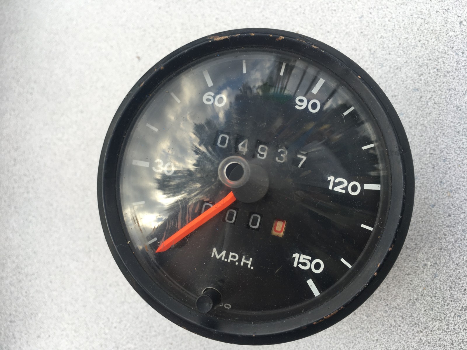 Porsche 924 Speedometer 150 MPH VDO 477 957 023 #47 C#G13 | eBay