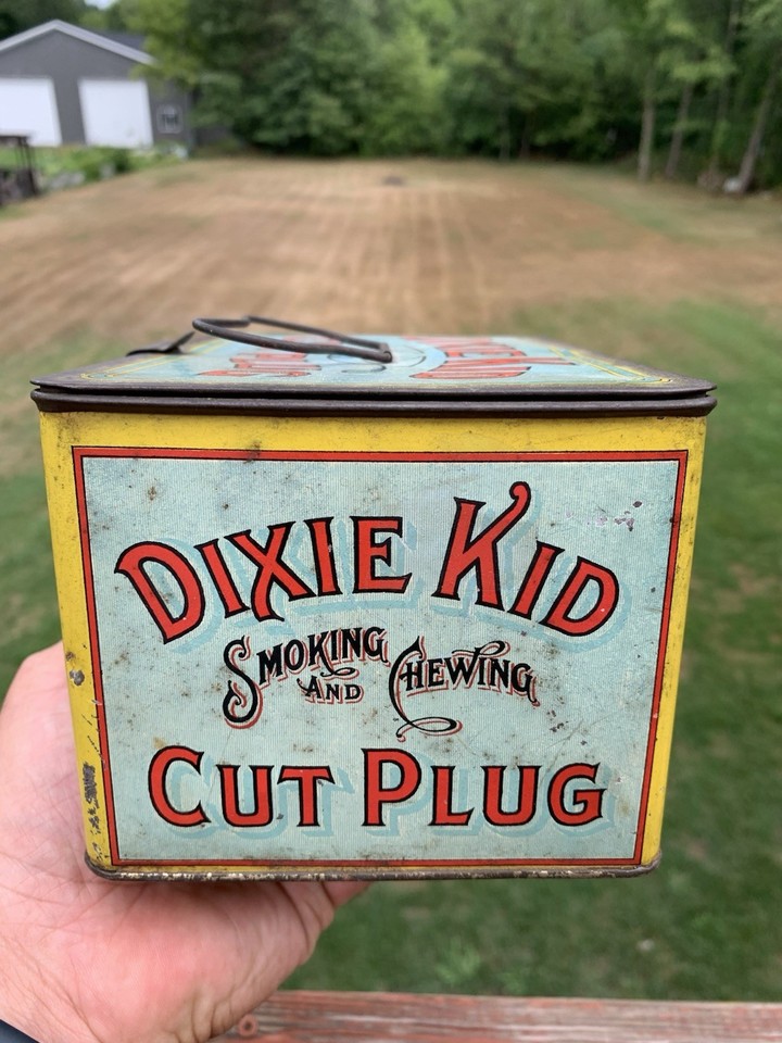 ***RARE*** Dixie Kid Cut Plug Tobacco Tin Lunchbox Nall Williams ...