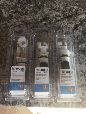 Genuine Moen 1222 cartridge Lot 0f 3 NIP | eBay