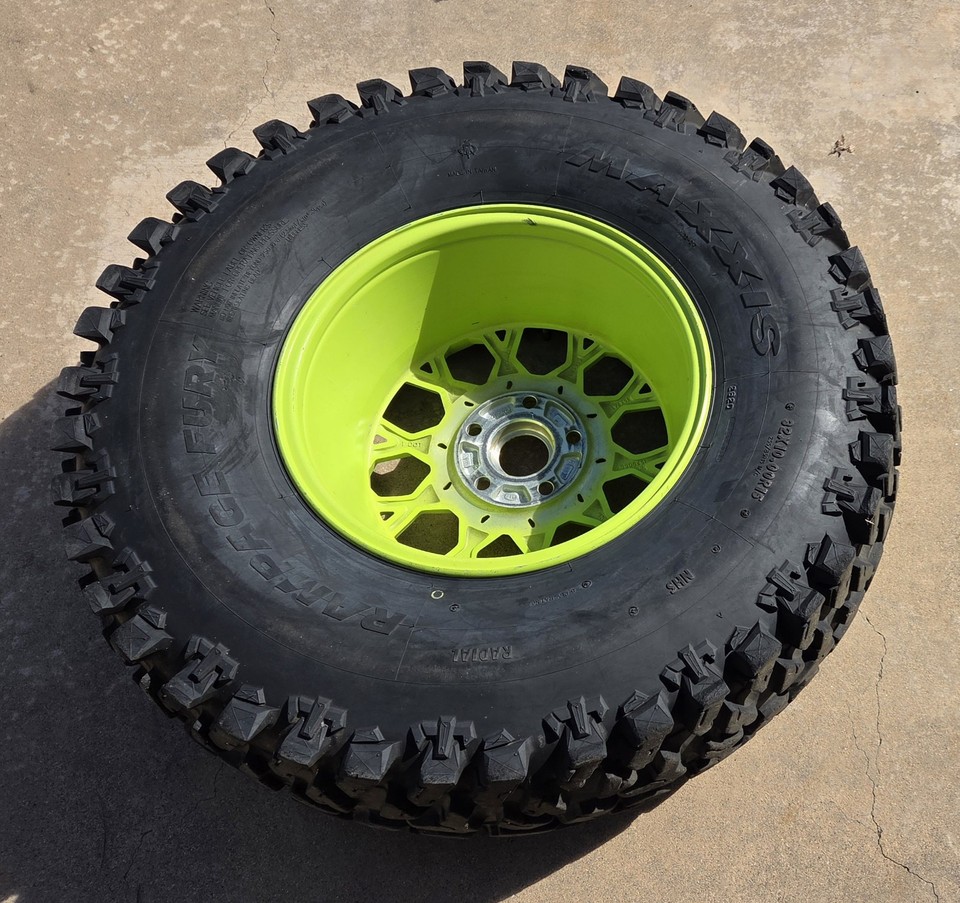 POLARIS RZR PRO R TURBO R WHEEL TIRE 32x10-15 RAMPAGE FURY 15x7 5 LUG ...
