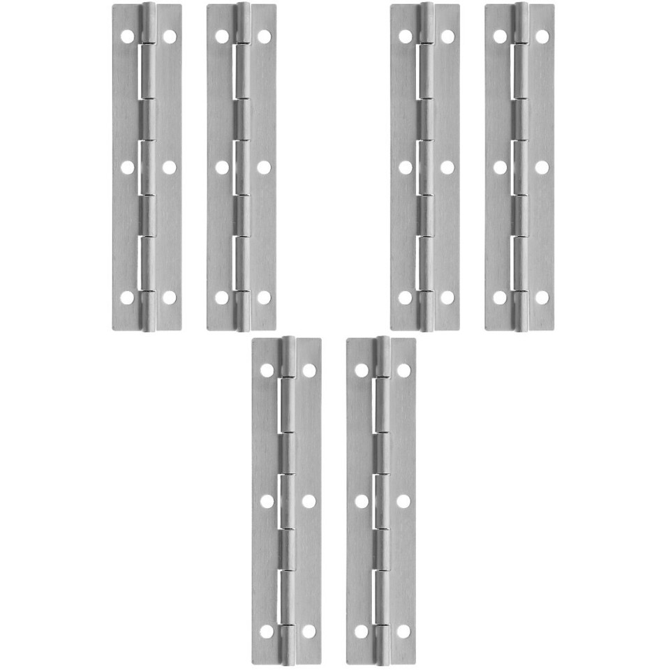 3 Count Decorative Garage Door Hardware Stainless Steel Piano Hinges ...