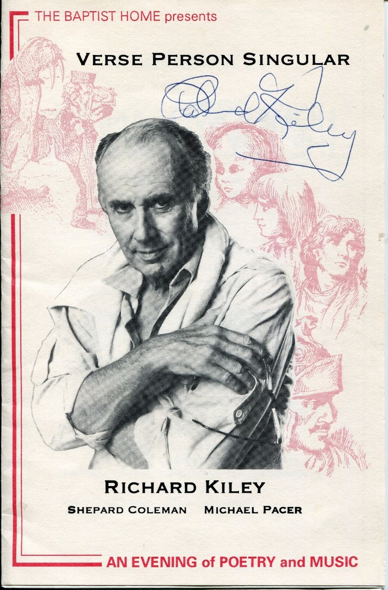 Richard Kiley Man Of La Mancha Playbill WHAT! YOU HAVEN'T EVEN SEEN