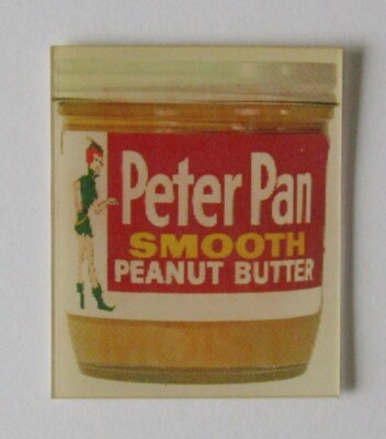 Peter Pan Smooth Peanut Butter 1960's VARI-VUE Advertising Lenticular ...