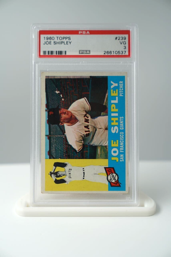Vintage 1960 Topps Joe Shipley PSA 3 VG #239 Card | eBay