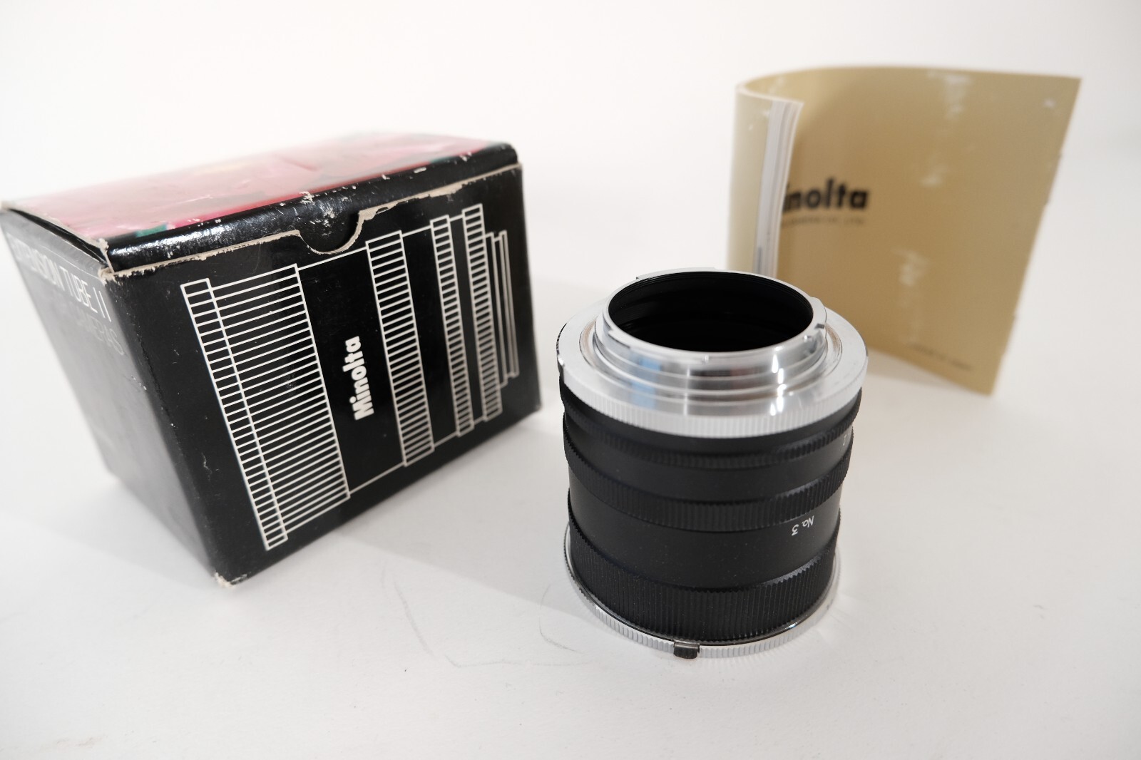 Minolta Extension Tube II SLR Cameras NEW OLD STOCK Mint Appears Unused ...