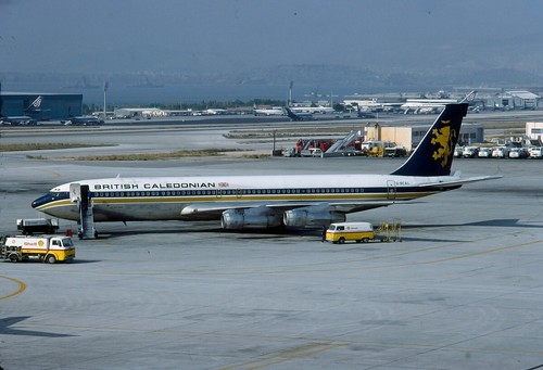 BRITISH CALEDONIAN, Boeing 707, G-BCAL, in 1978, aircraft slide | eBay