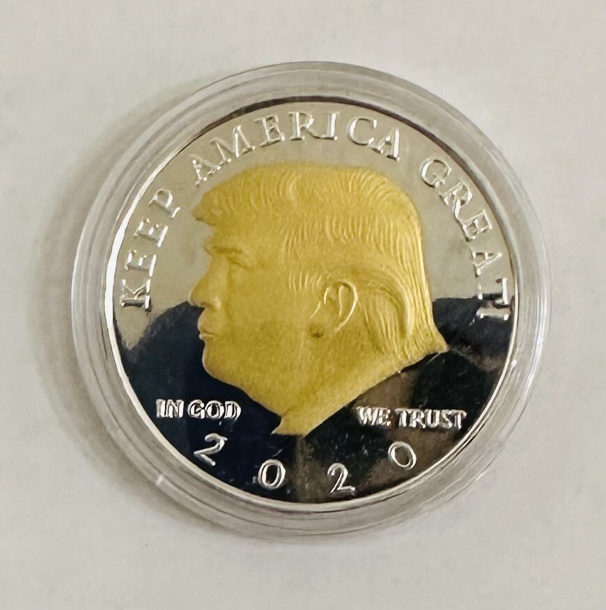 Donald Trump DOLLAR Coin 2020 LIBERTY United States Of America Silver ...