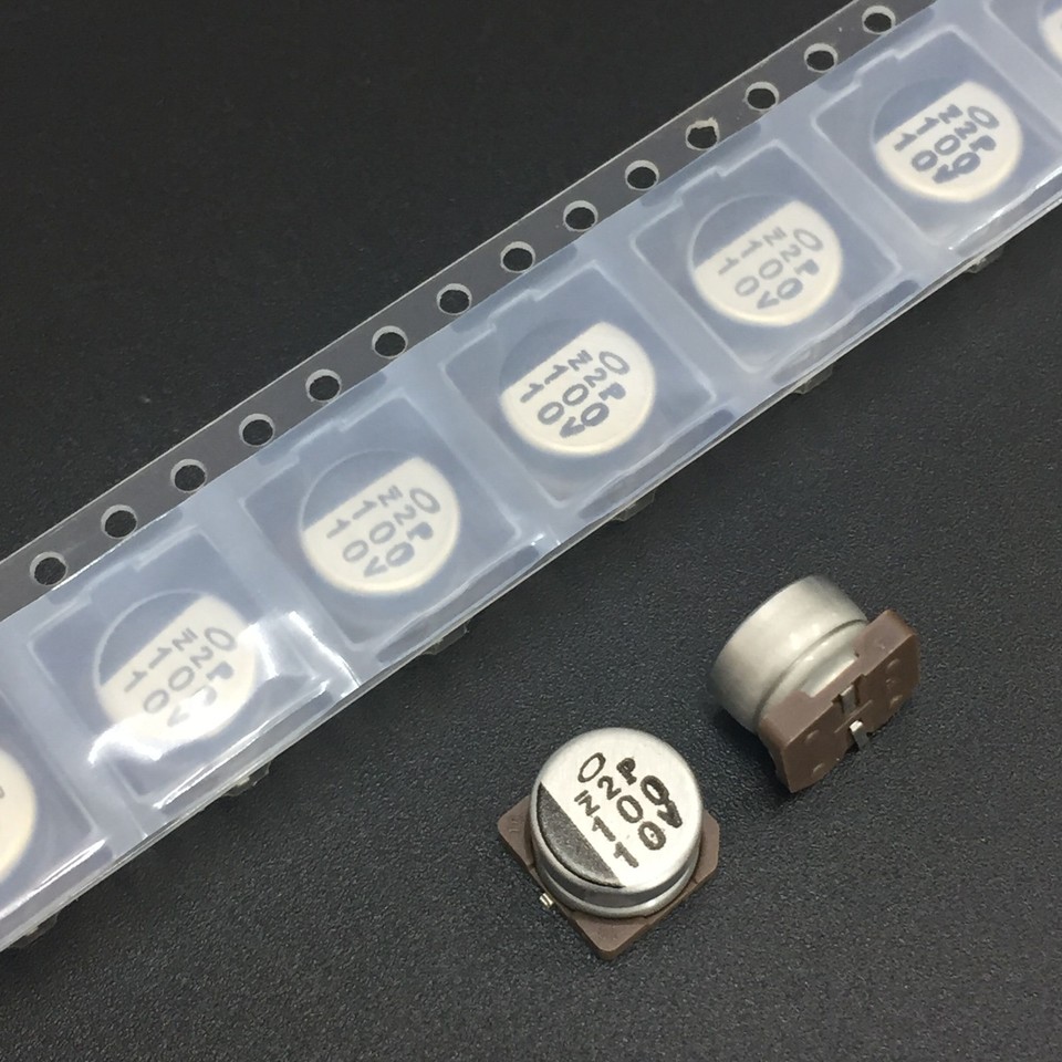 10pcs 100uF 10V Nichicon WF 10V100uF 8X6.2mm SMD Low Impedance ...