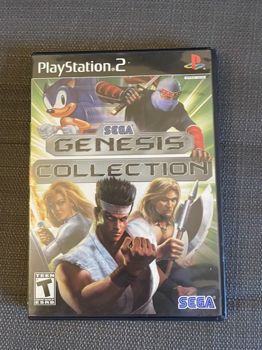 Sega Genesis Collection (Sony PlayStation 2, 2006) PS2 Complete w ...