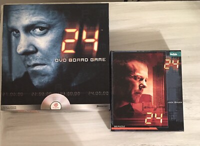 Jack Bauer 24 DVD Board Game and 300 Piece Jigsaw Puzzle (15" x 21.25 ...