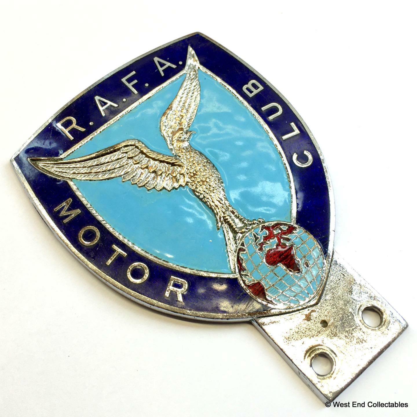 Old Royal Air Force Association RAFA Motor Club Car Badge RAF Emblem ...