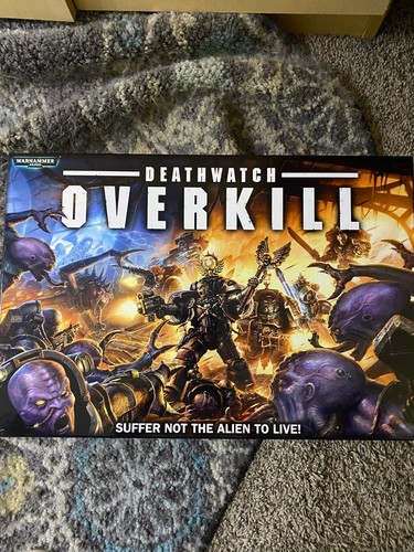 WARHAMMER 40k GAMES WORKSHOP, DEATH WATCH, OVERKILL, COMPLETE BOX SET ...