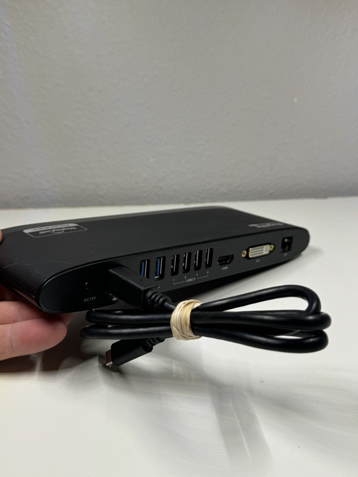 Plugable UD-3900H USB 3.0 6-Port Dual Monitor Horizontal Docking ...