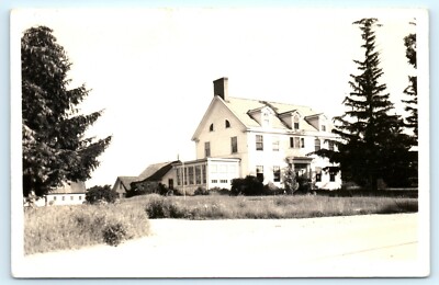 POSTCARD RPPC Hart Country Club Michigan 1940's Club House | eBay