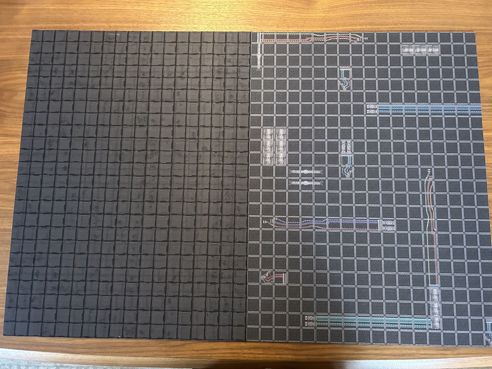 DungeonMats Gaming Mat 24x36" w/1" Grid Neoprene Terrain D&D DND ...