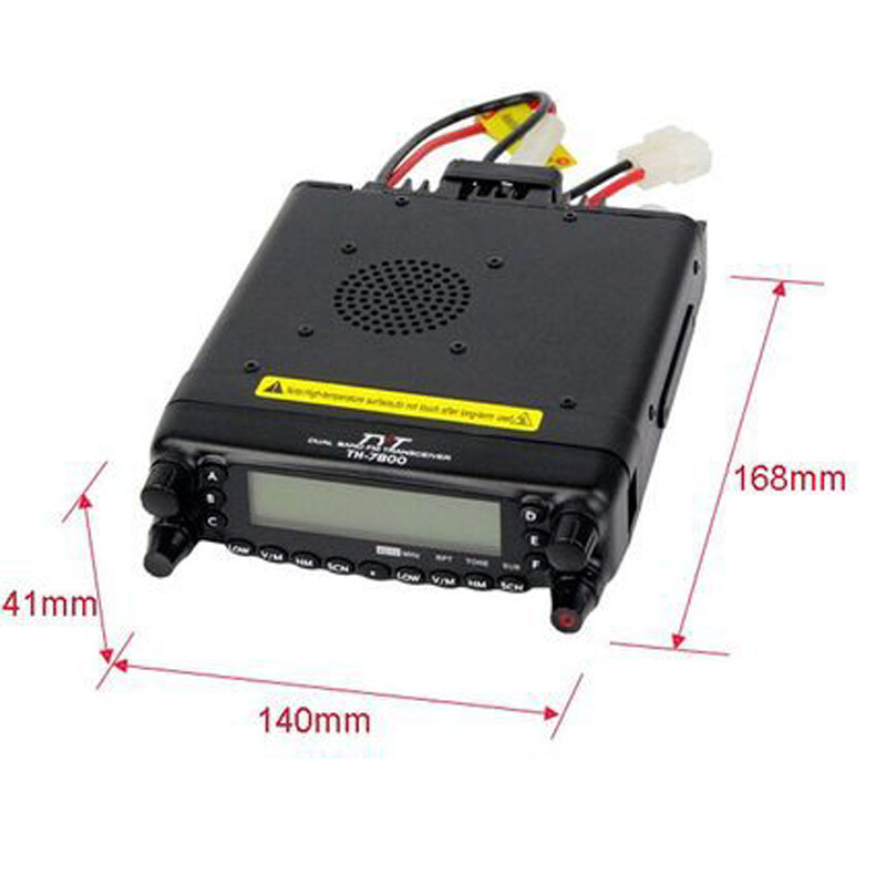 TYT TH-7800 Mobile Radio Transceiver 134-174&400-480MHz Dual Band Base ...
