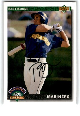 1992 Upper Deck Bret Boone Autograph Seattle Mariners #771 | eBay