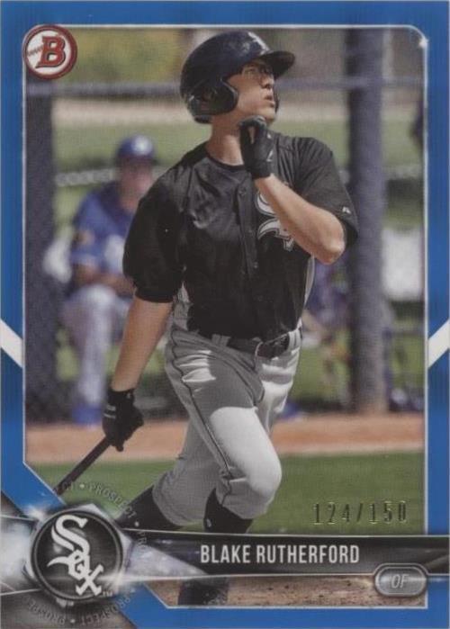 2018 Bowman - Prospects Blake Rutherford #BP140 Blue /150 (RC) for sale ...