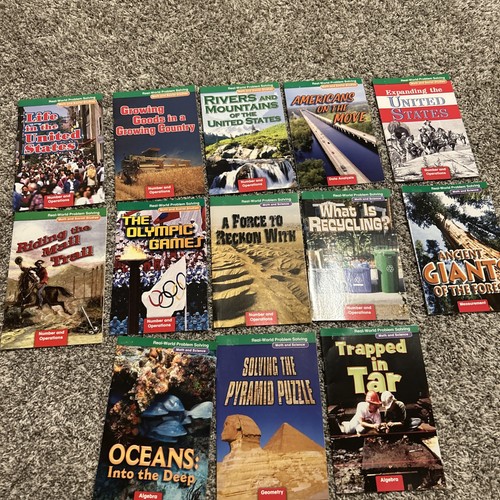 * Lot of 13 McGraw-Hill Math/Science/SS Real-World Problem Solving ...