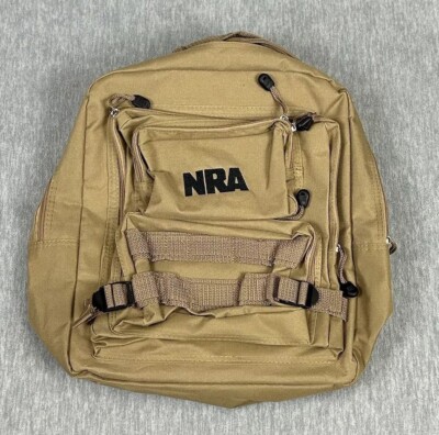 NRA Backpack Tan Day Pack Beige Lightweight New | eBay