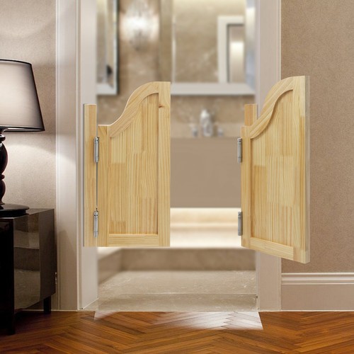 Partition Door Swing Solid Wood Door, Partition Door for Shop Entrance ...