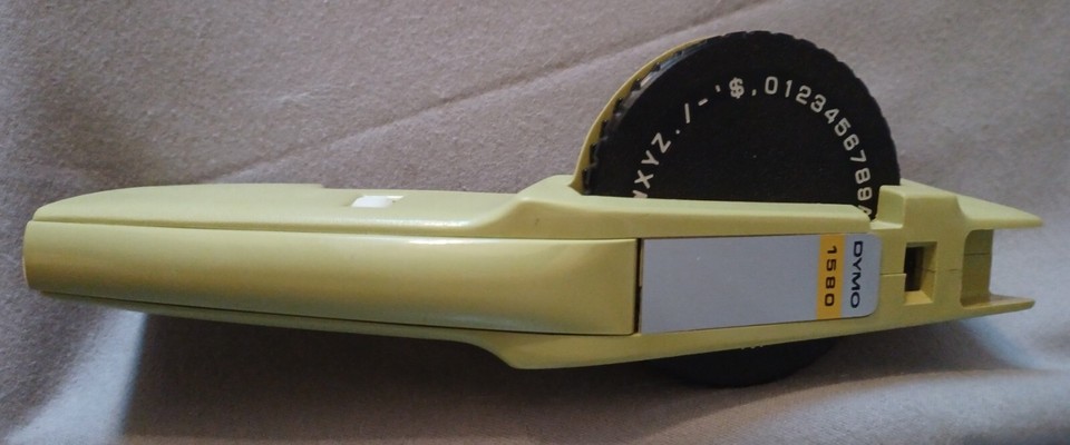 Vintage DYMO 1580 Green Label Maker Works | eBay