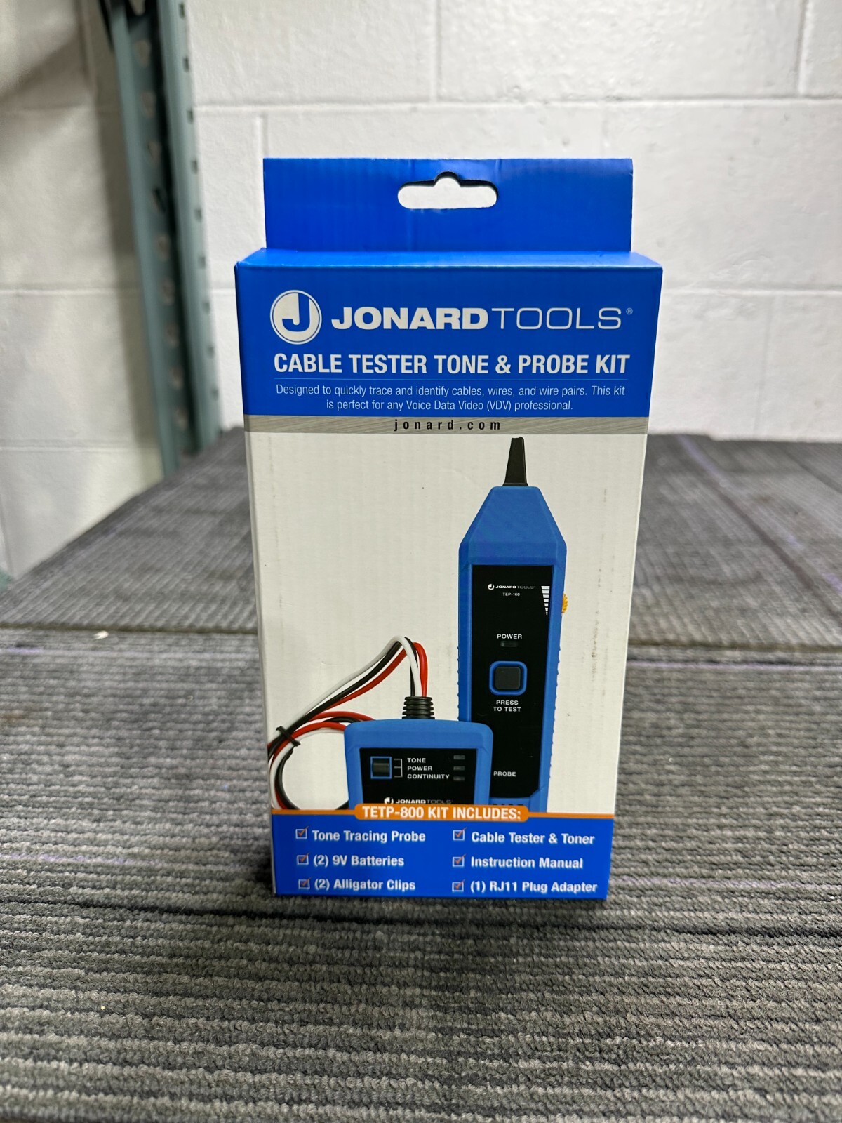 Jonard Tools TETP-800 - Cable Tester Tone & Probe Kit for sale online ...